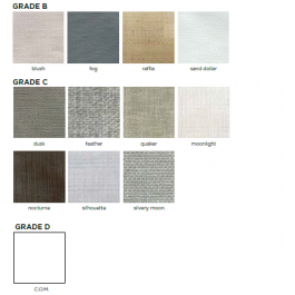 fabric/finish options - Olystudio.com