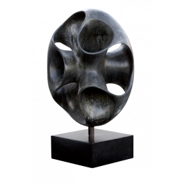 mobius-sculpture-large-dark-brown-black - Olystudio.com