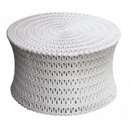 pipa cocktail table white large 42" - Olystudio.com